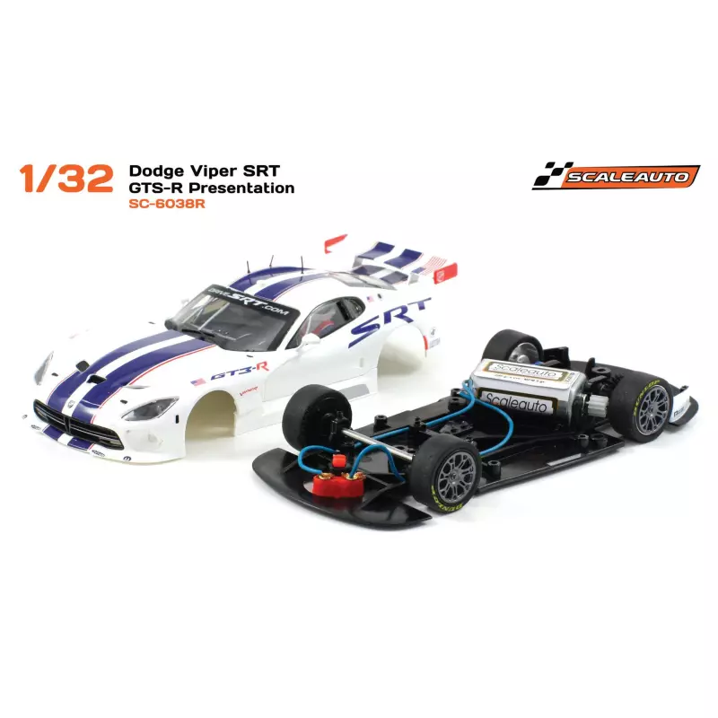 Scaleauto SC 6038R Dodge Viper SRT GTS R Presentation Official Racing Team R Anglewinder Slot Car Union